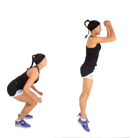 Entrena en casa 3 sentadillas profundas con salto - Gimnasio en la zona ...